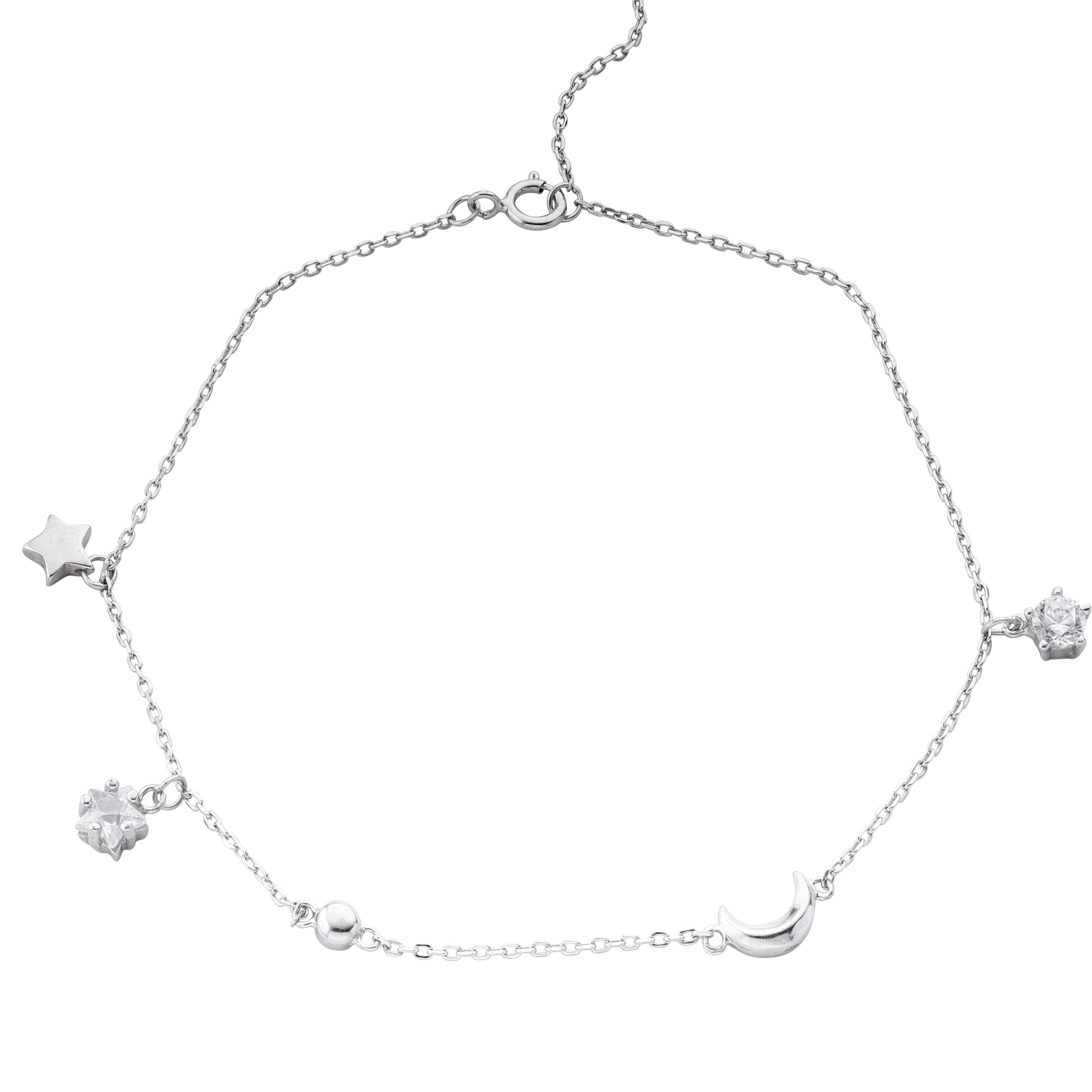 Lắc chân bạc BST Thiên Hà